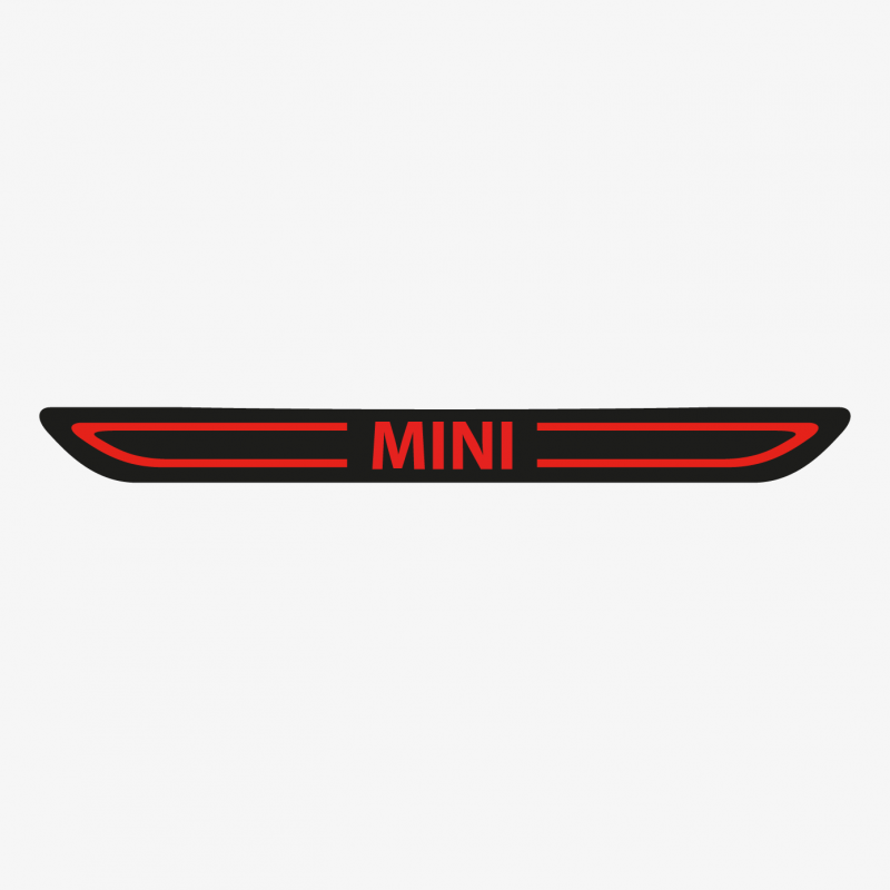 3e remlicht sticker met eigen tekst - Dutch Sticker Factory